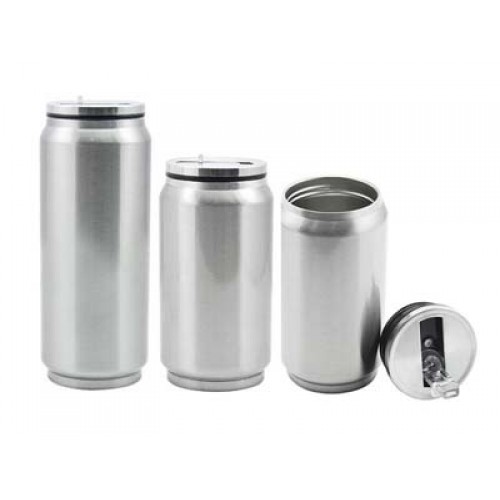 Stainless Steel Coke Can with Straw | Sublimation Products, Heat Press ...
